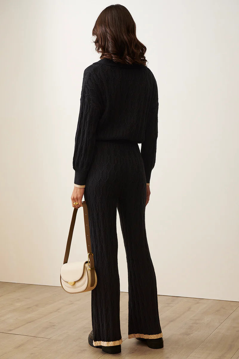 IIada Knit Pants | Black – oliveandclover